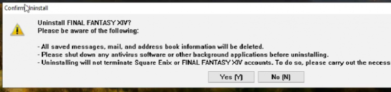 How to Uninstall Final Fantasy 14/XIV? (FFXIV) • EveryoneDigital